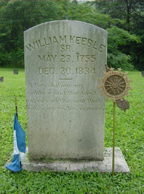 Keeble's Chapel Cemetery - William Keeble - Mary Blount Chapter, NSDAR